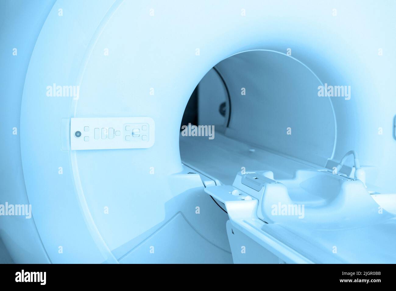 Medical CT or MRI Scan in the modern hospital laboratory. Interior of ...