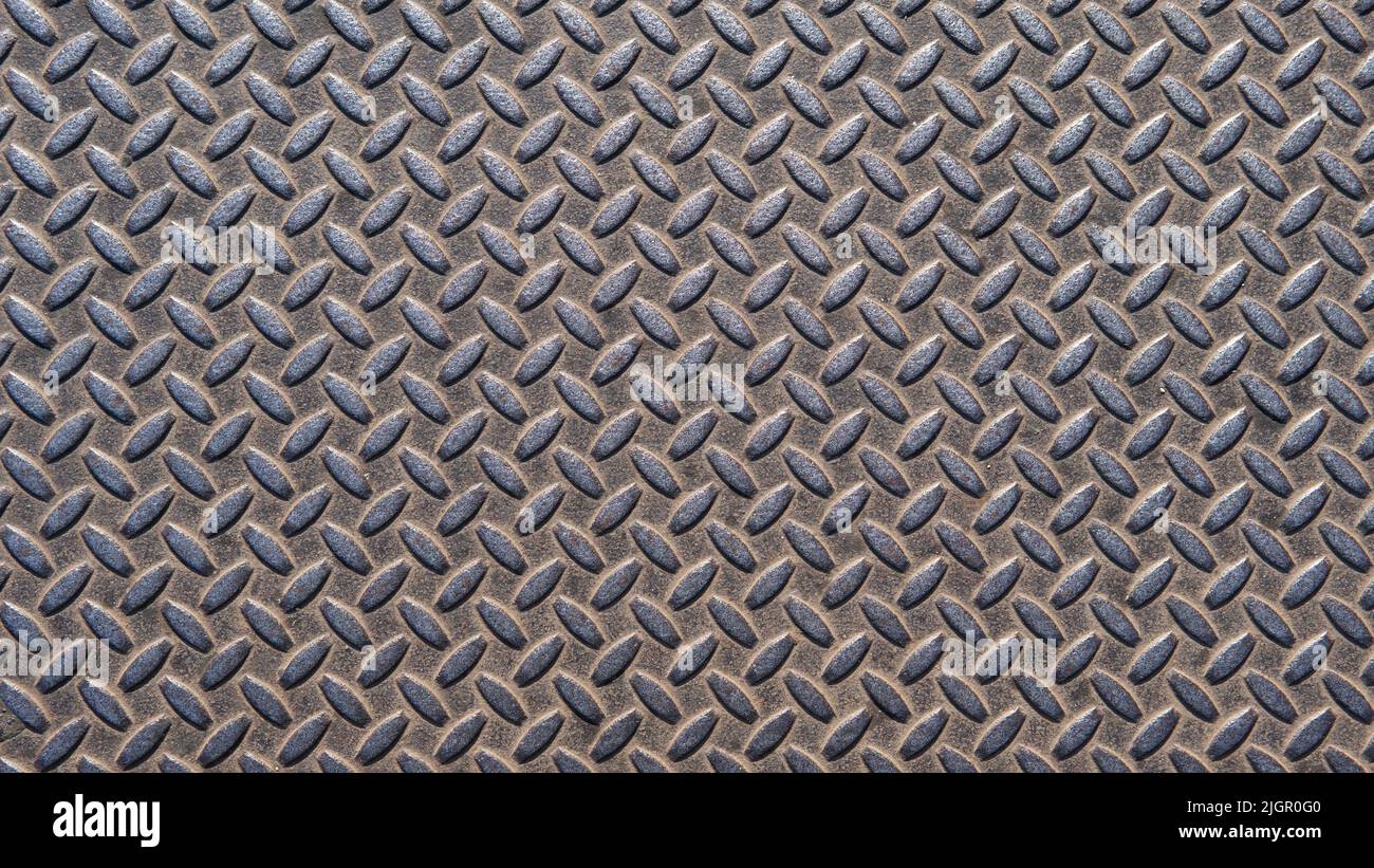 A metal plate with a seamless repeating pattern. Abstract metallic ...