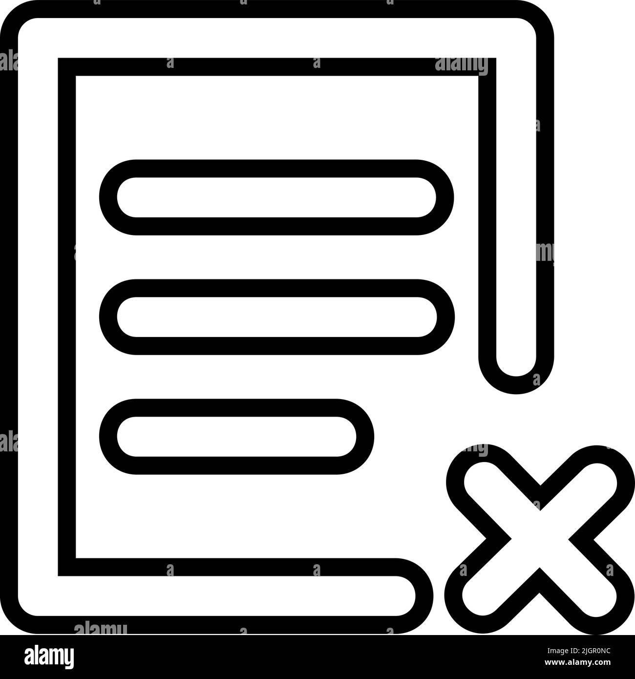 User interface delete icon Stock Vector Image & Art - Alamy