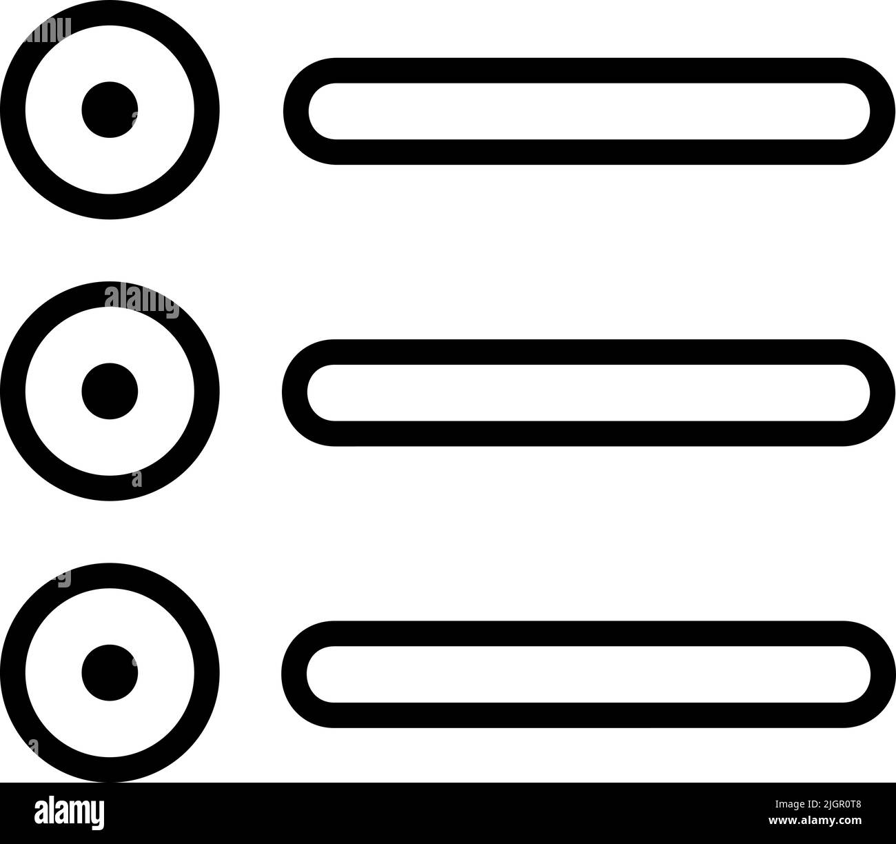 User interface bullet icon Stock Vector Image & Art - Alamy