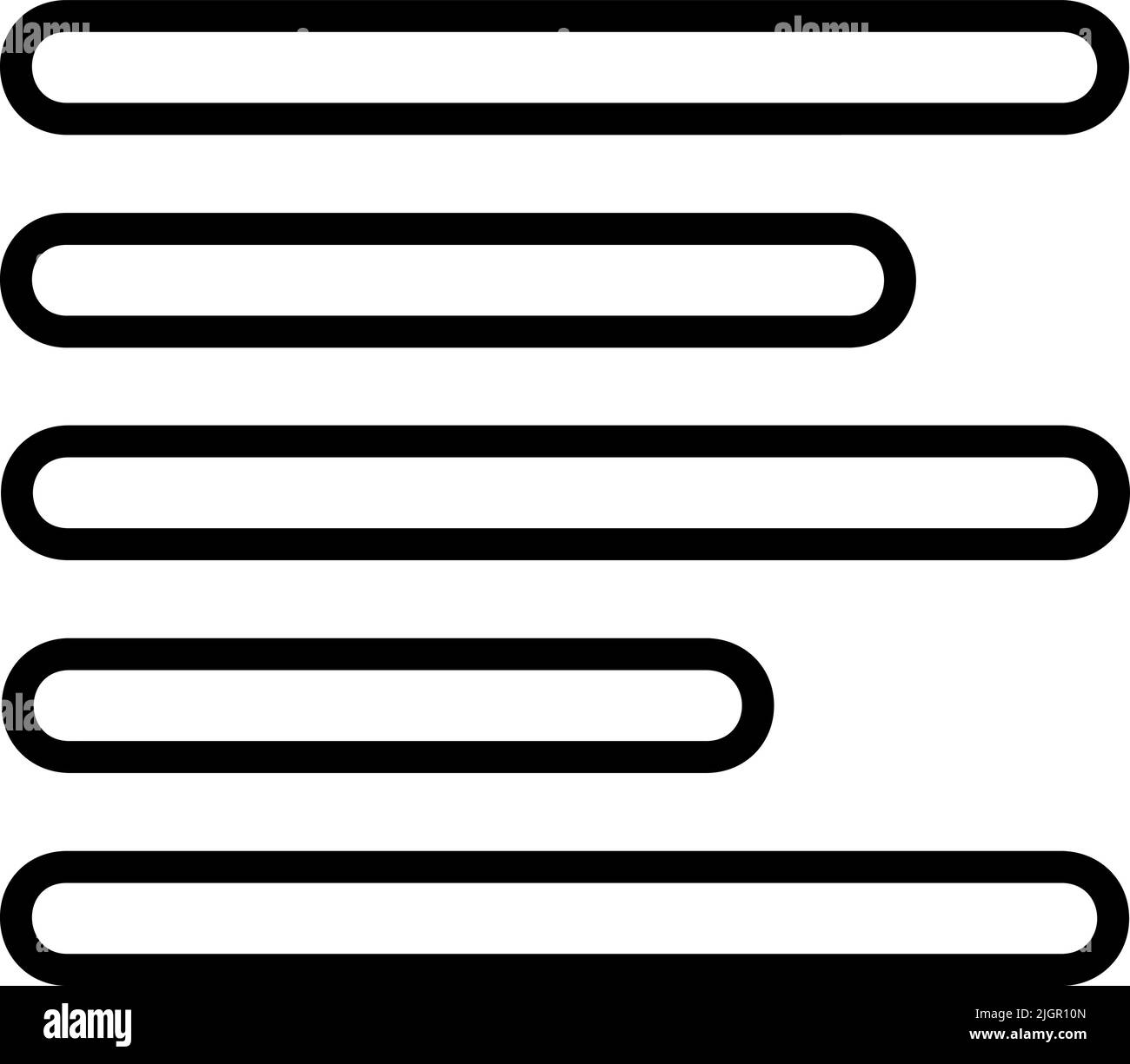 Left align symbol hi-res stock photography and images - Alamy