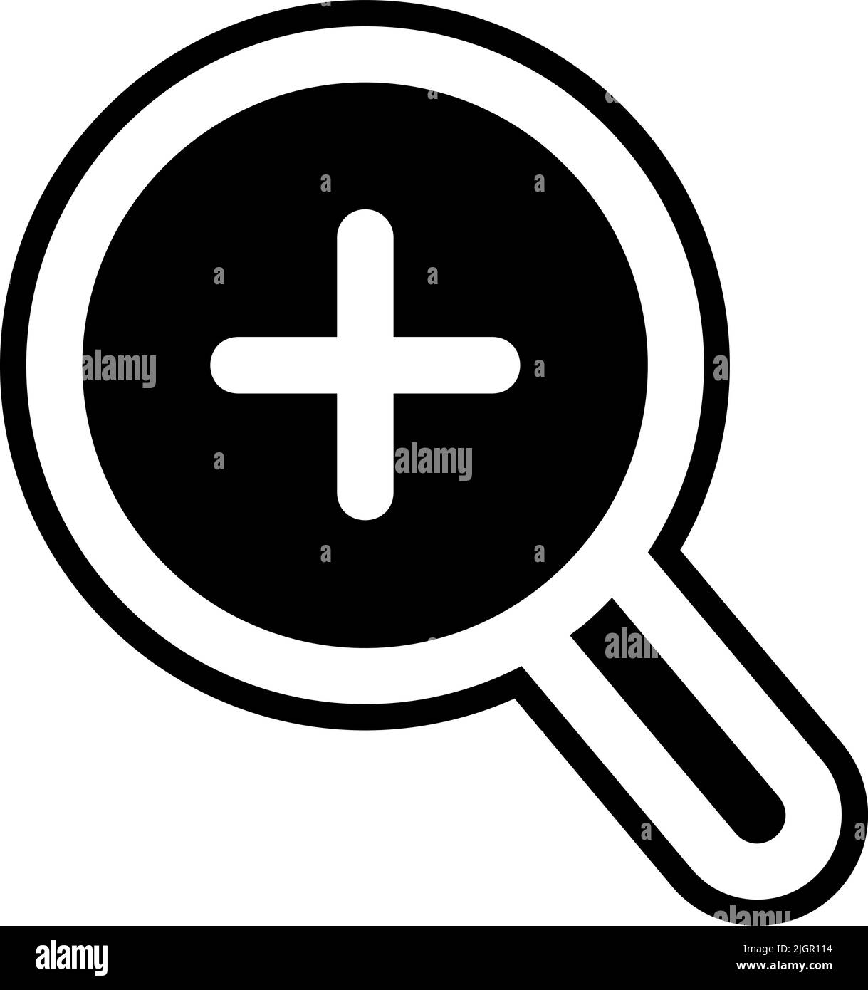 User interface zoom in icon Stock Vector Image & Art - Alamy