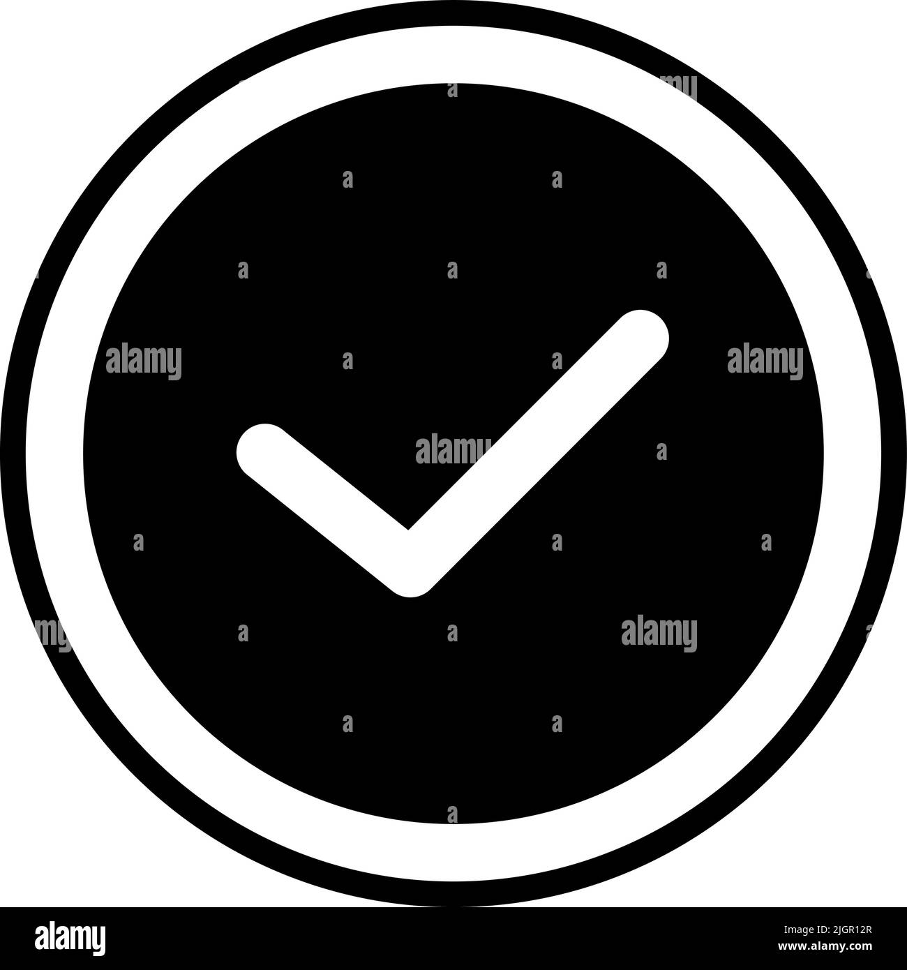 User Interface Check Icon Stock Vector Image And Art Alamy