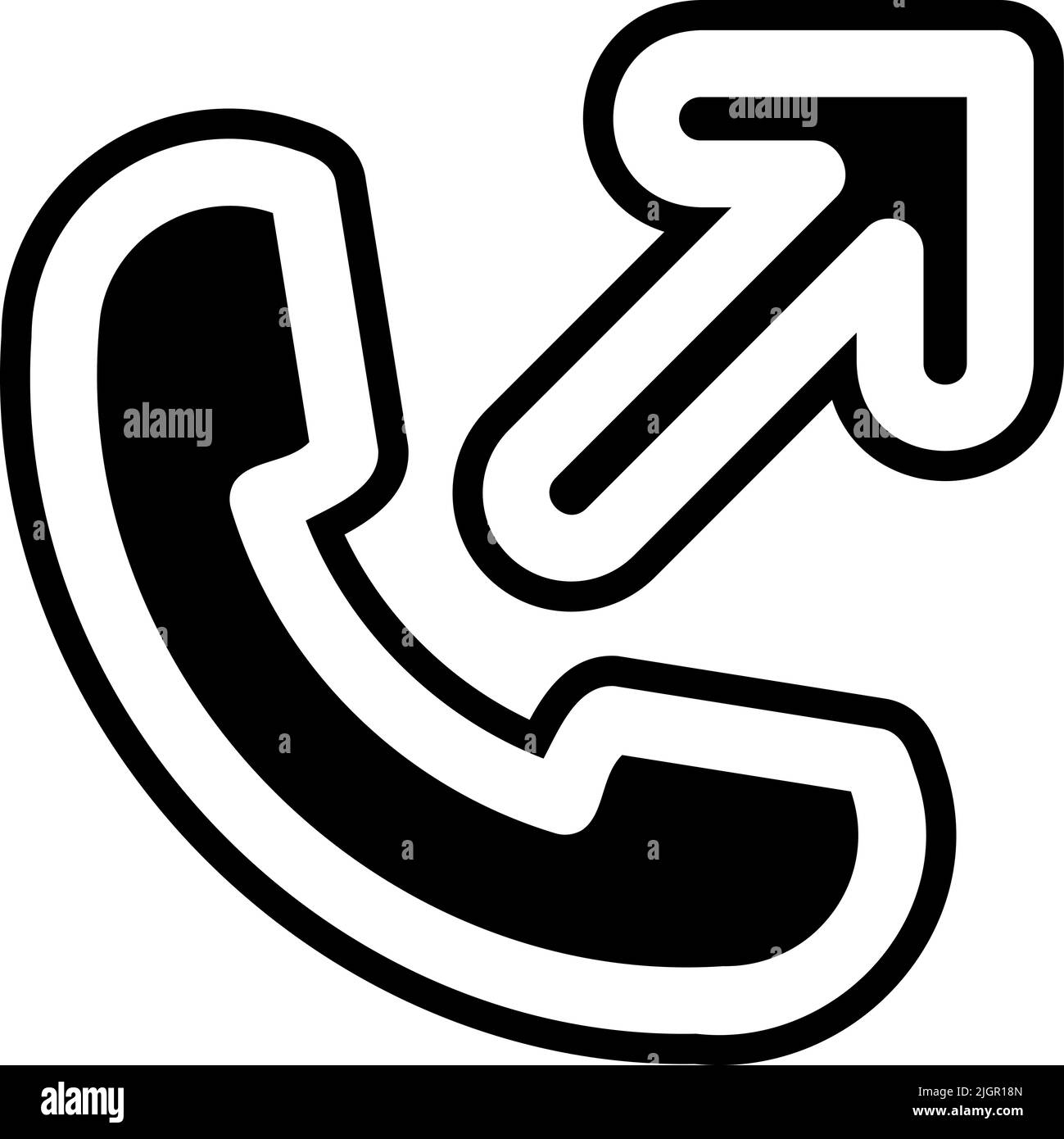 User interface outgoing call icon Stock Vector Image & Art - Alamy