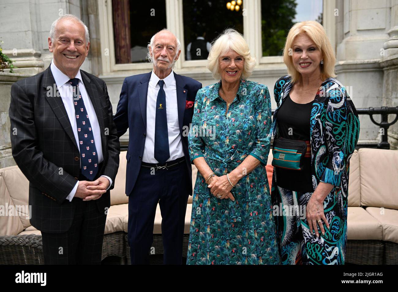 The Duchess of Cornwall with (left to right) Gyles Brandreth, Roger ...