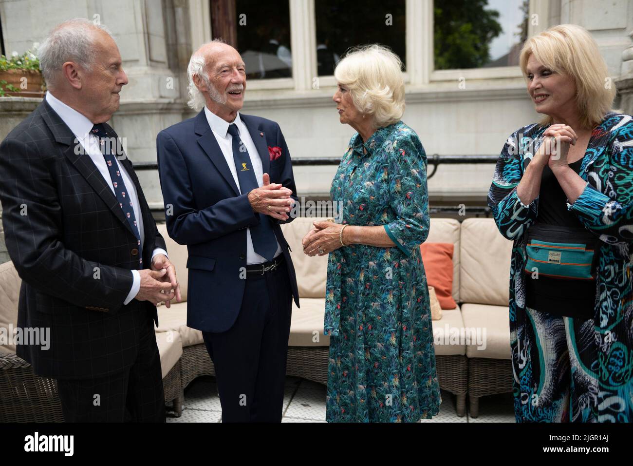 The Duchess of Cornwall with (left to right) Gyles Brandreth, Roger ...