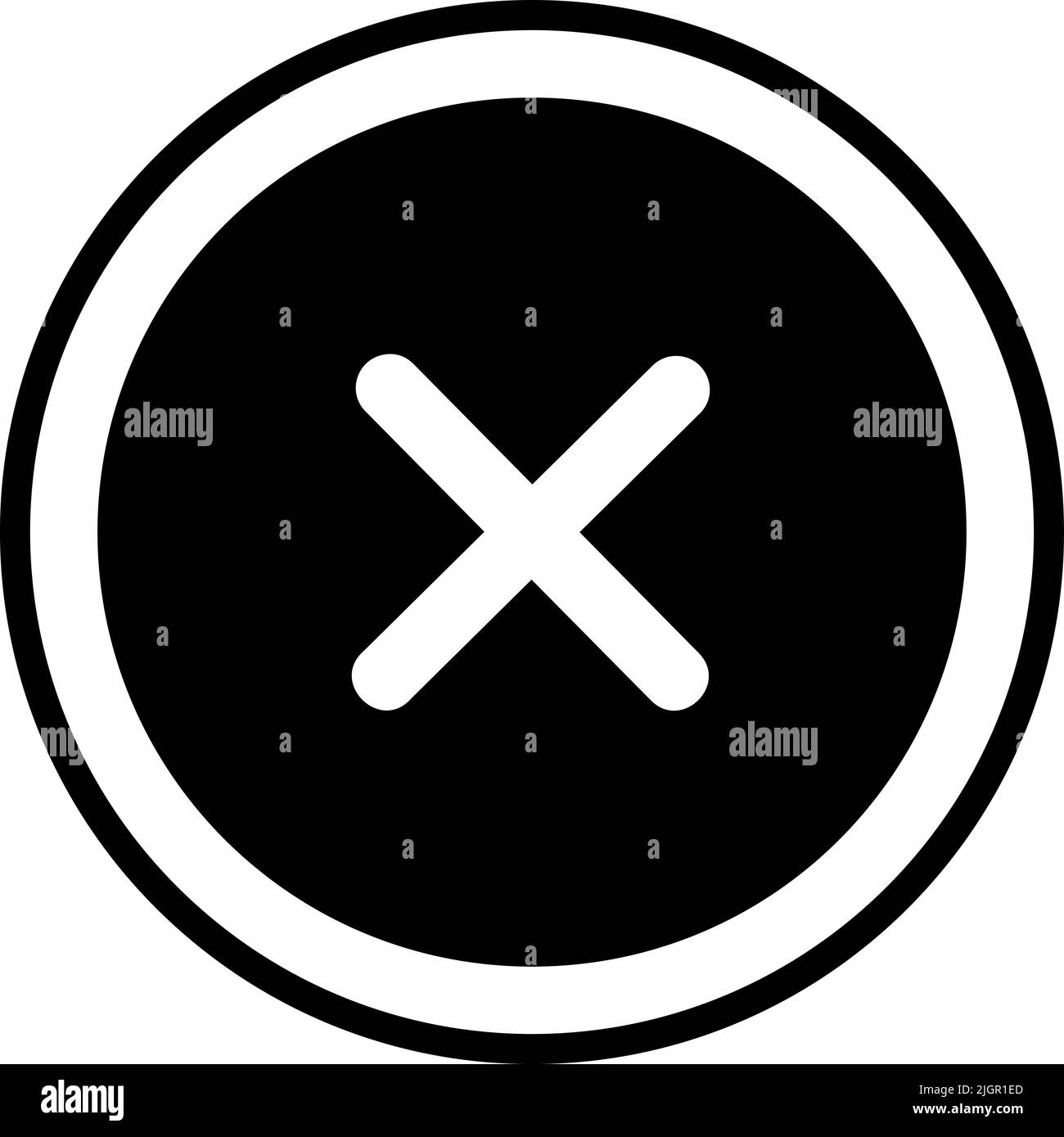 User interface delete icon Stock Vector Image & Art - Alamy