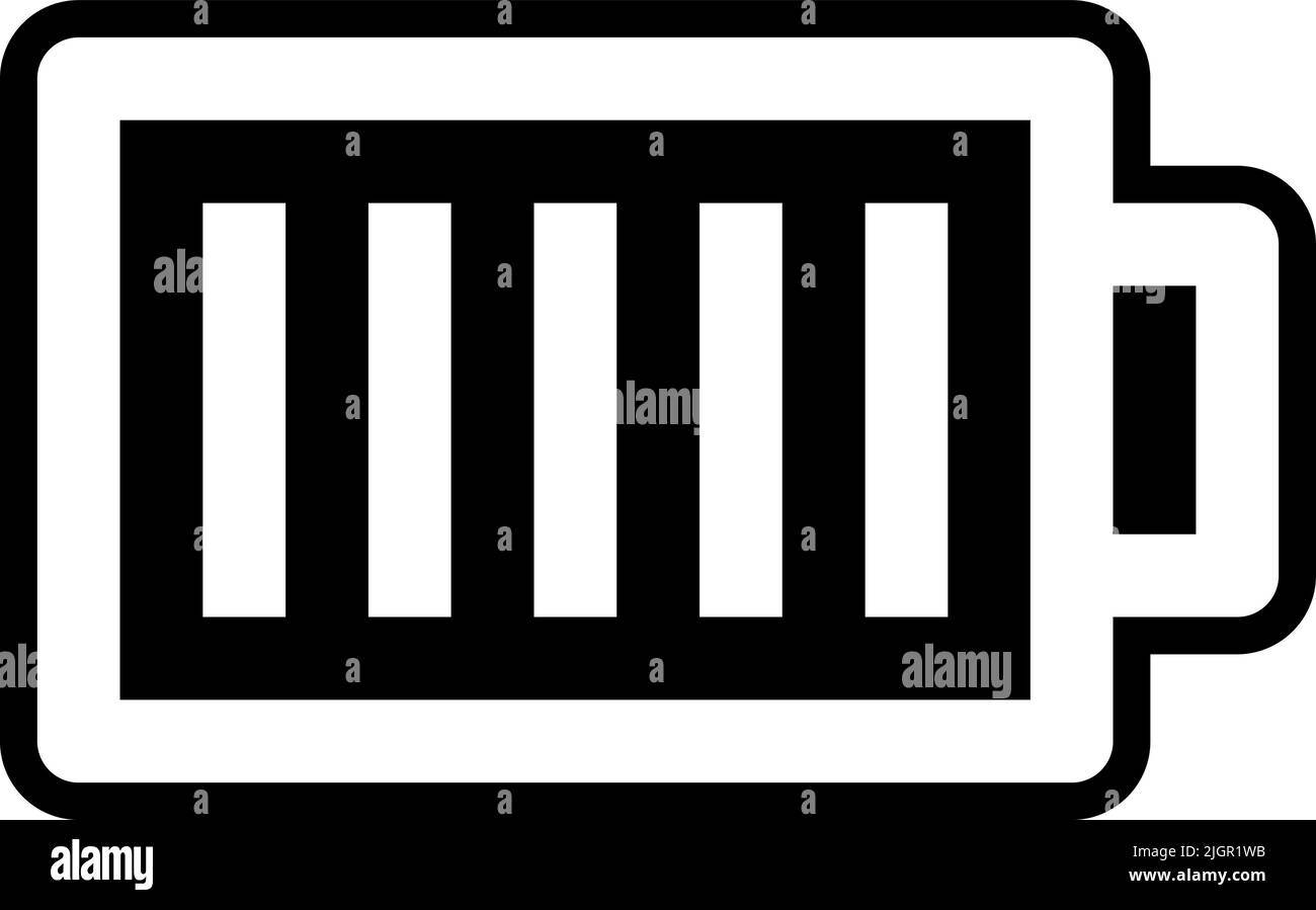 User interface full battery icon Stock Vector Image & Art - Alamy