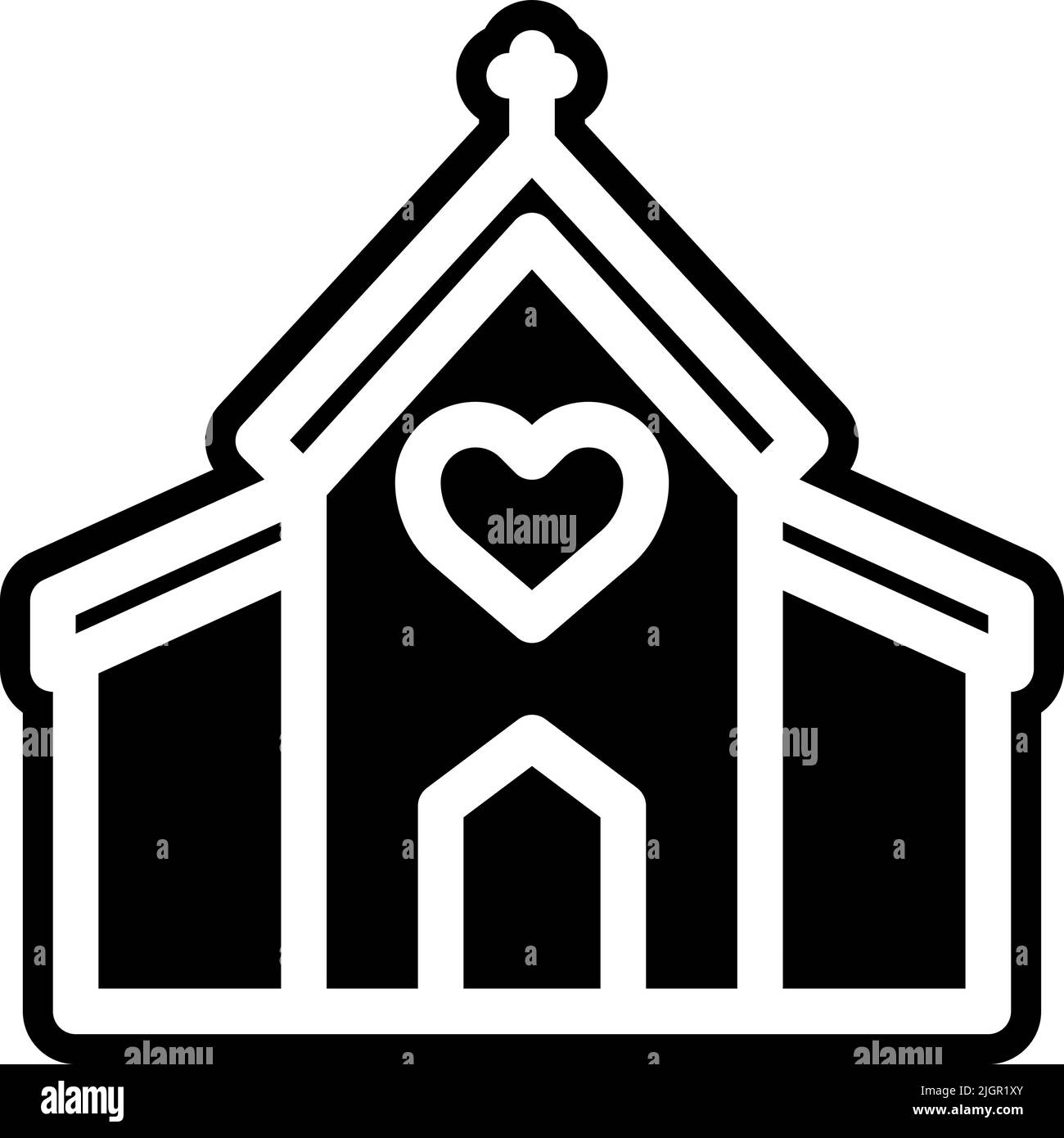 Wedding church icon Stock Vector Image & Art - Alamy