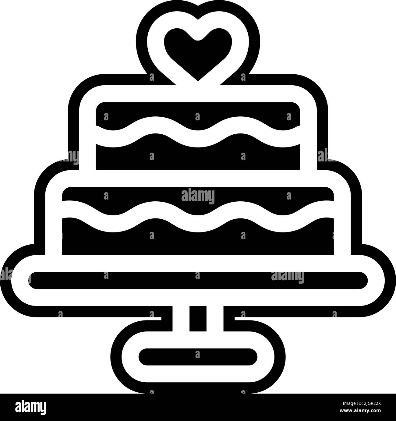 Wedding cake icon Stock Vector Image & Art - Alamy