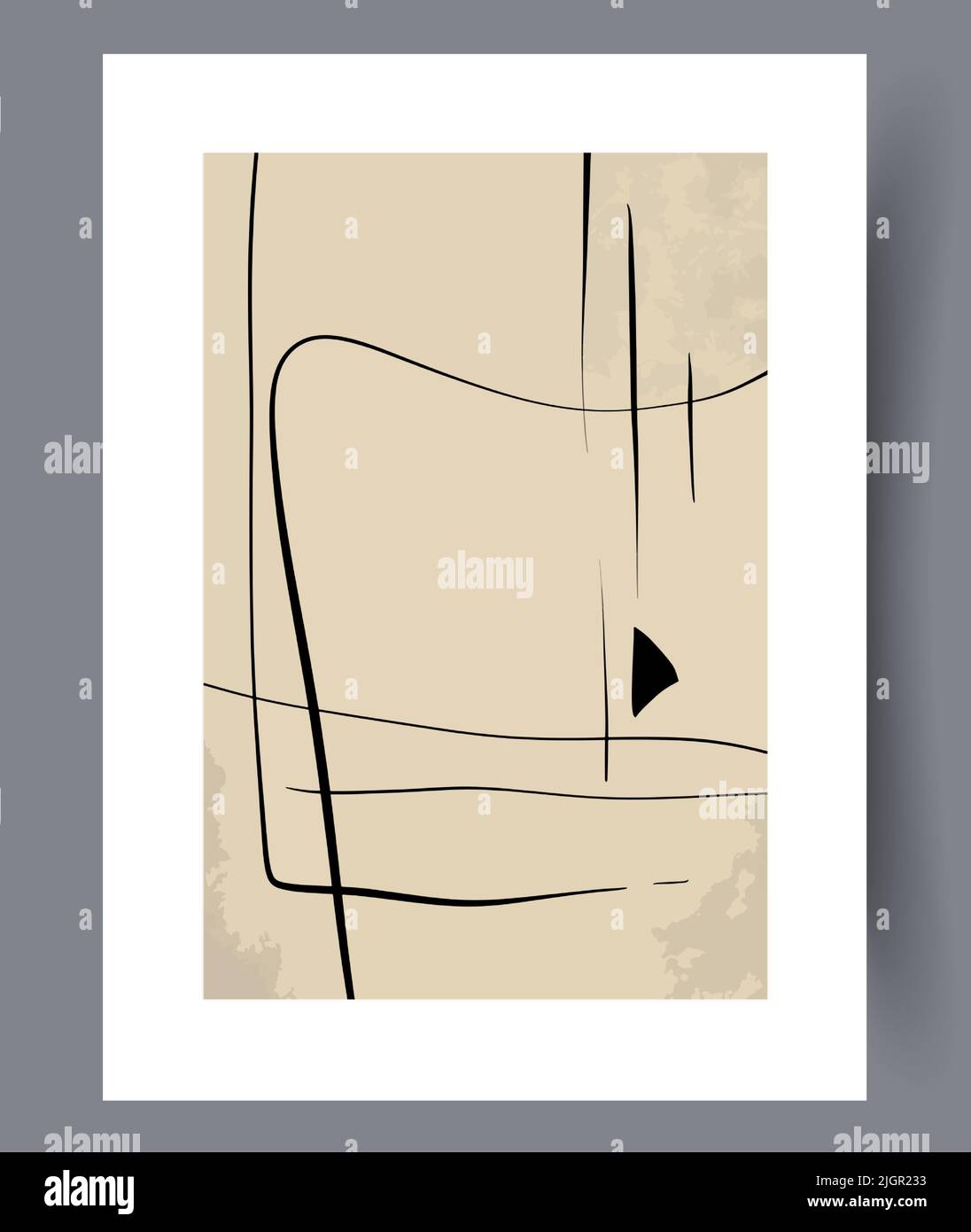 Printable wall art vector poster set vector Stock Vector Image & Art ...