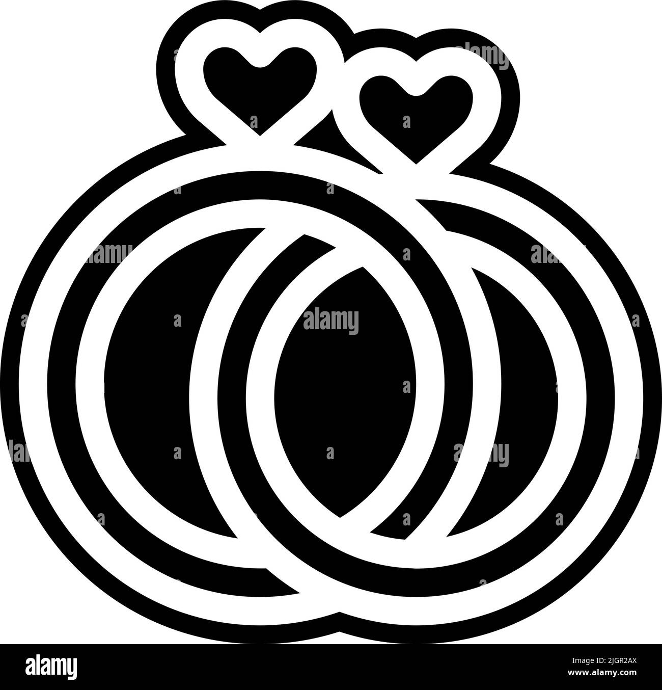 Wedding rings icon Stock Vector Image & Art - Alamy