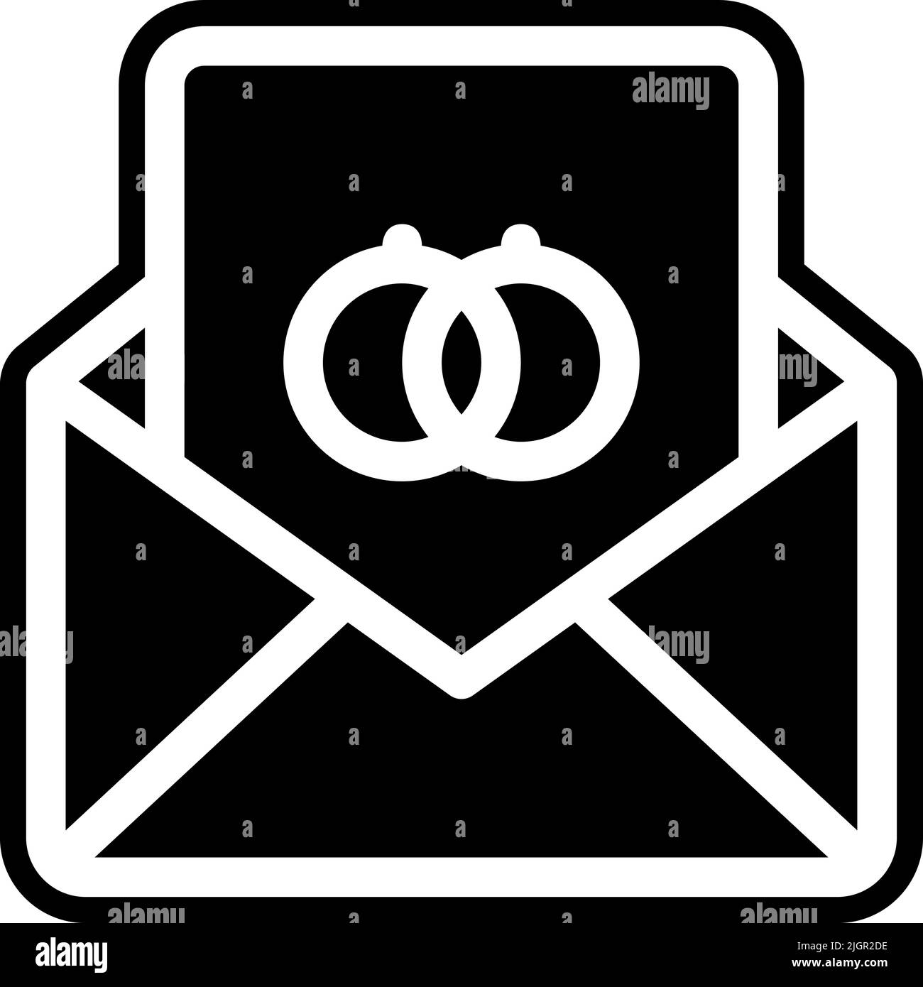 Wedding card icon Stock Vector Image & Art - Alamy