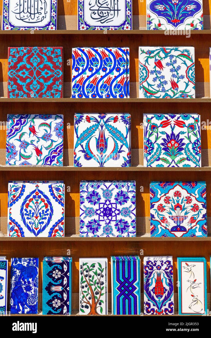 Tile Shop, Istanbul, Turkey, Western Asia Stock Photo - Alamy