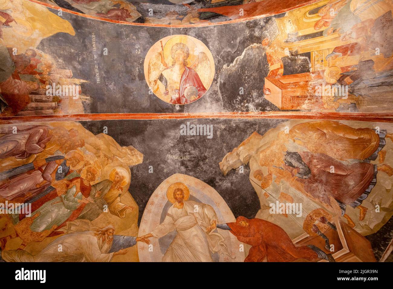Anastis Fresco, Interior of Church of St Saviour, Chora, Istanbul ...
