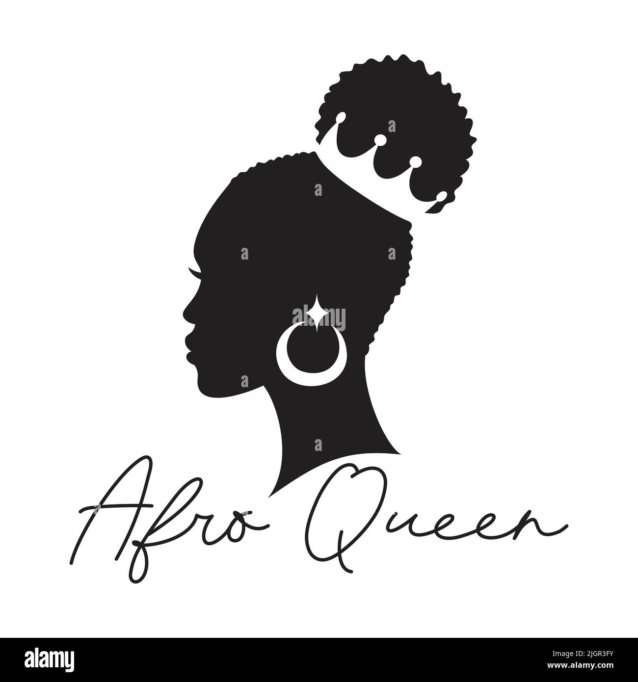 African woman profile beauty Stock Vector Images - Alamy