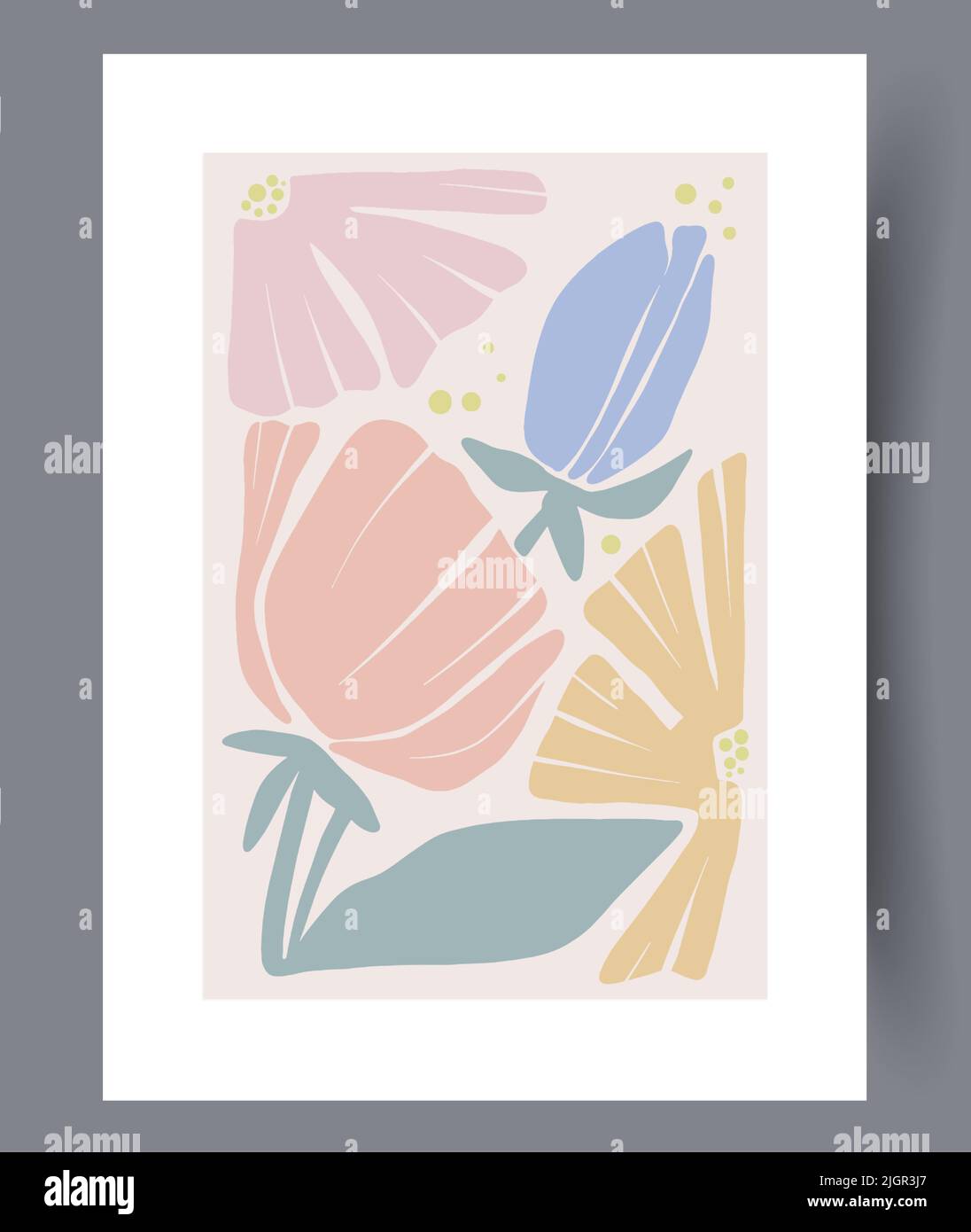 Printable wall art vector poster set vector Stock Vector Image & Art ...