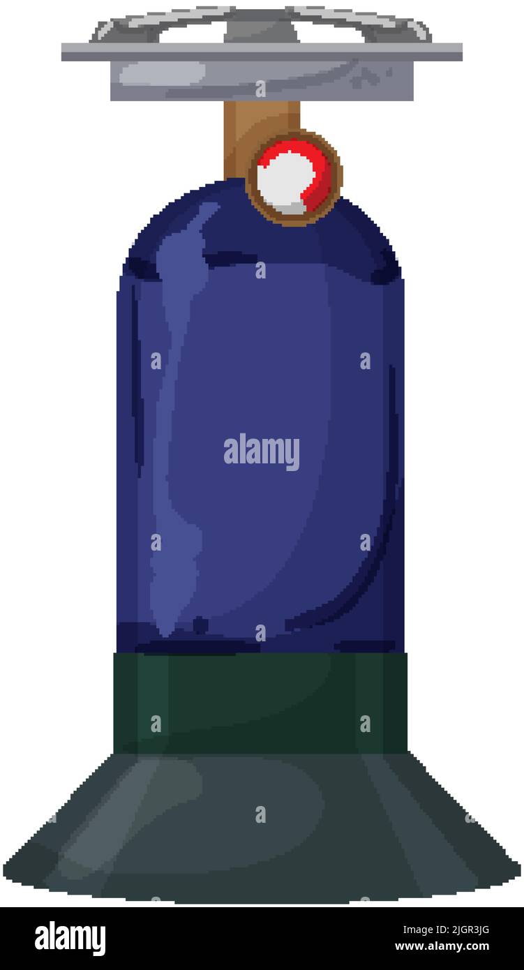 portable stove camp cartoon vector illustration Stock Vector Image ...