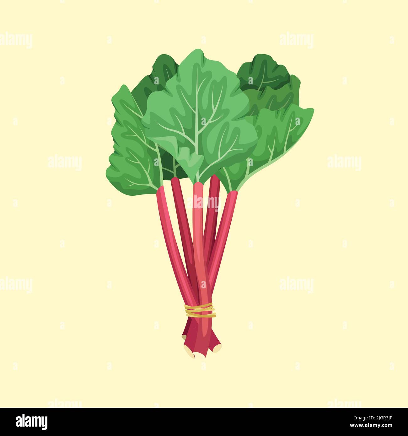 Cartoon rhubarb Stock Vector Images - Alamy
