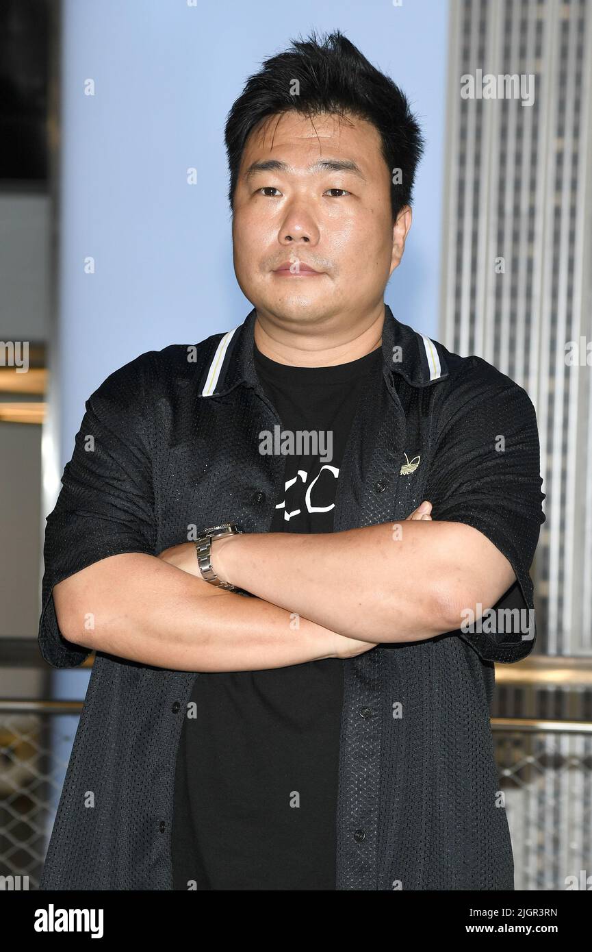 New York, NY, USA, July 12, 2022. (L-R) Kim Jun-hong, founder of ...