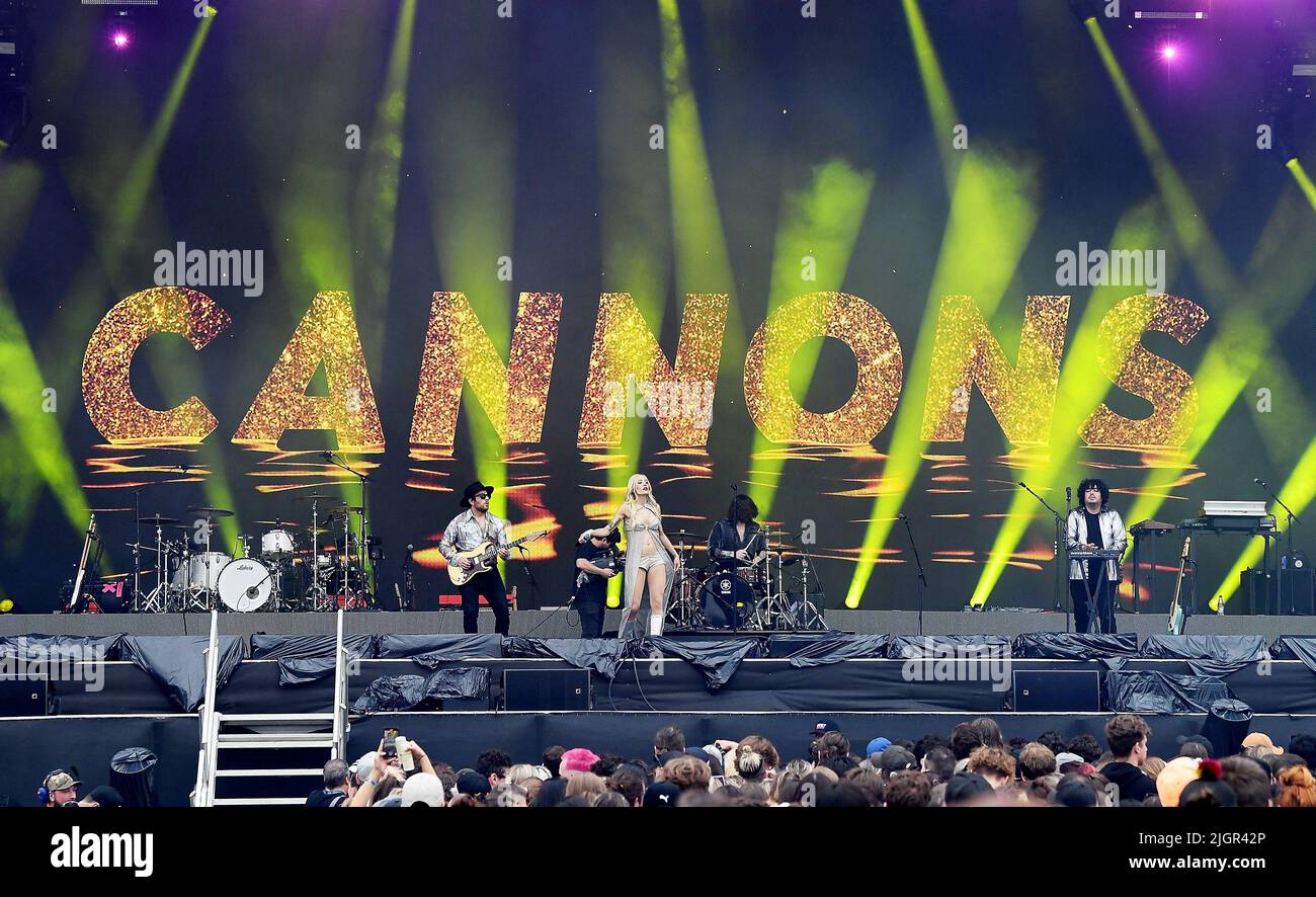 Quebec City, Quebec. July 11, 2022, Cannons - Michelle Joy, Paul Davis ...