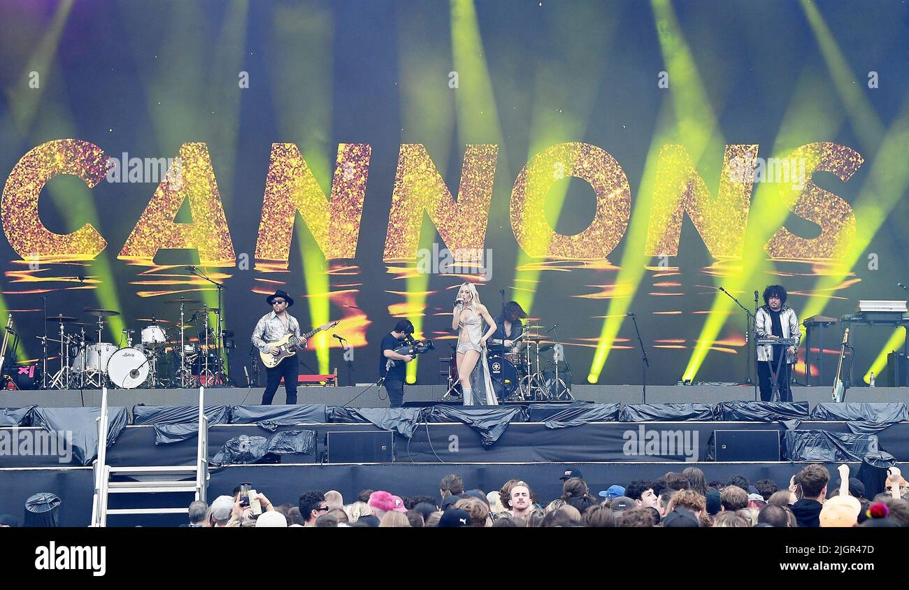 Quebec City, Quebec. July 11, 2022, Cannons - Michelle Joy, Paul Davis ...