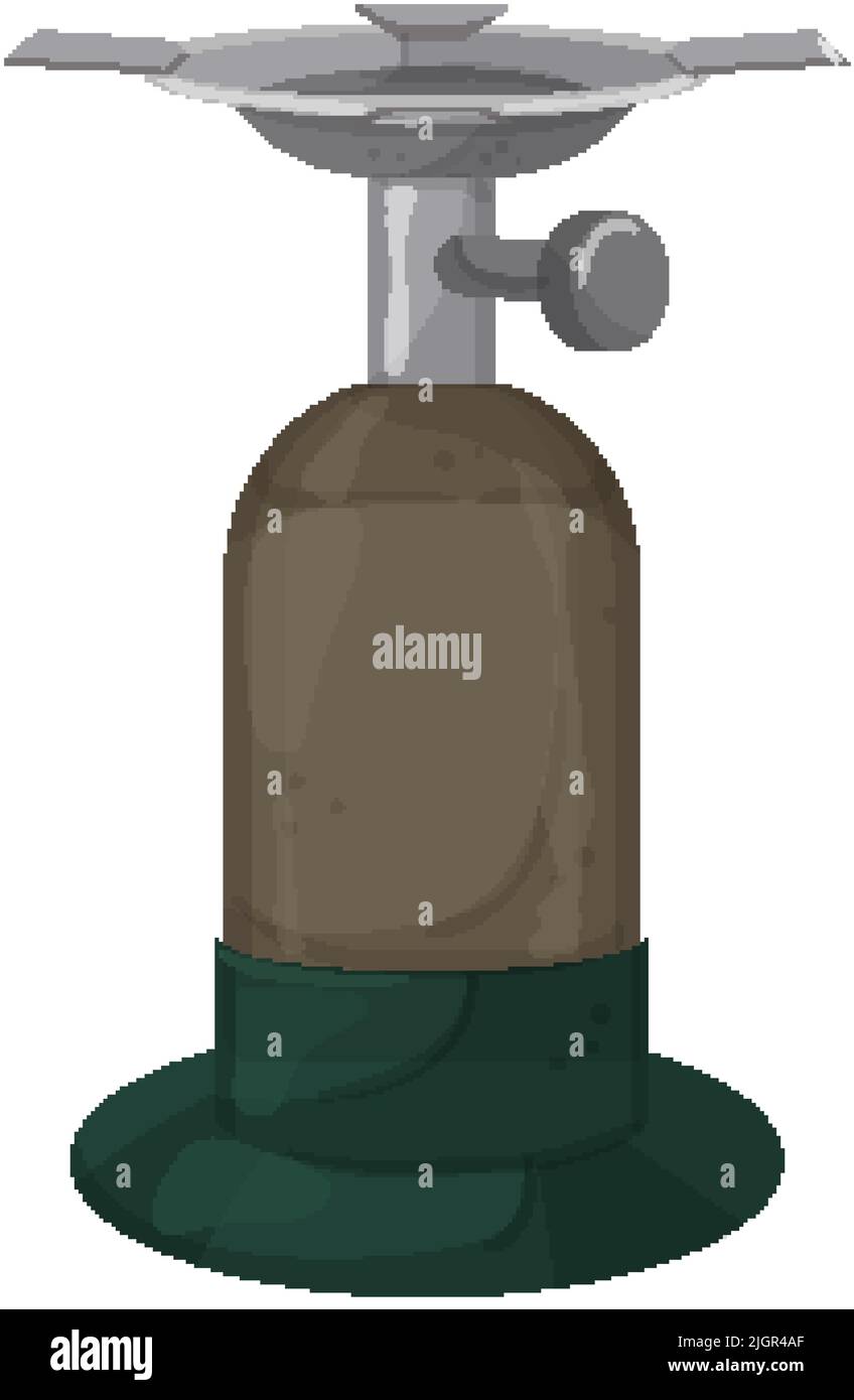 propane stove camp cartoon vector illustration Stock Vector Image & Art ...