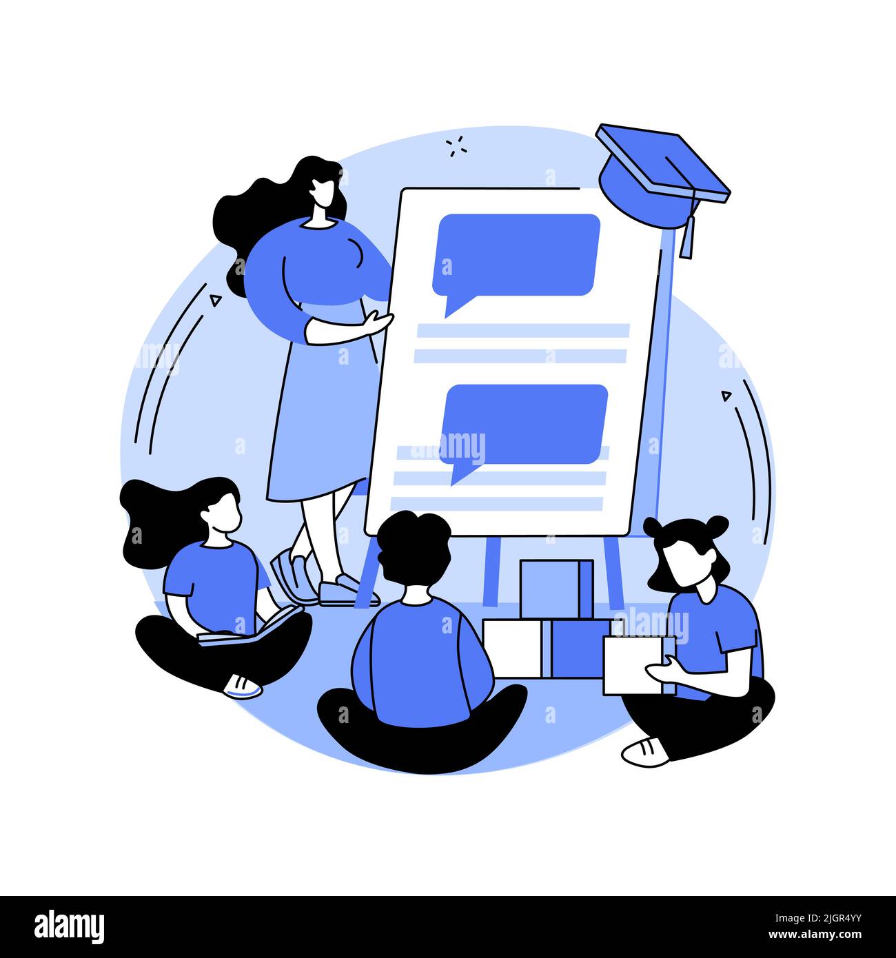 Language immersion program Stock Vector Images - Alamy