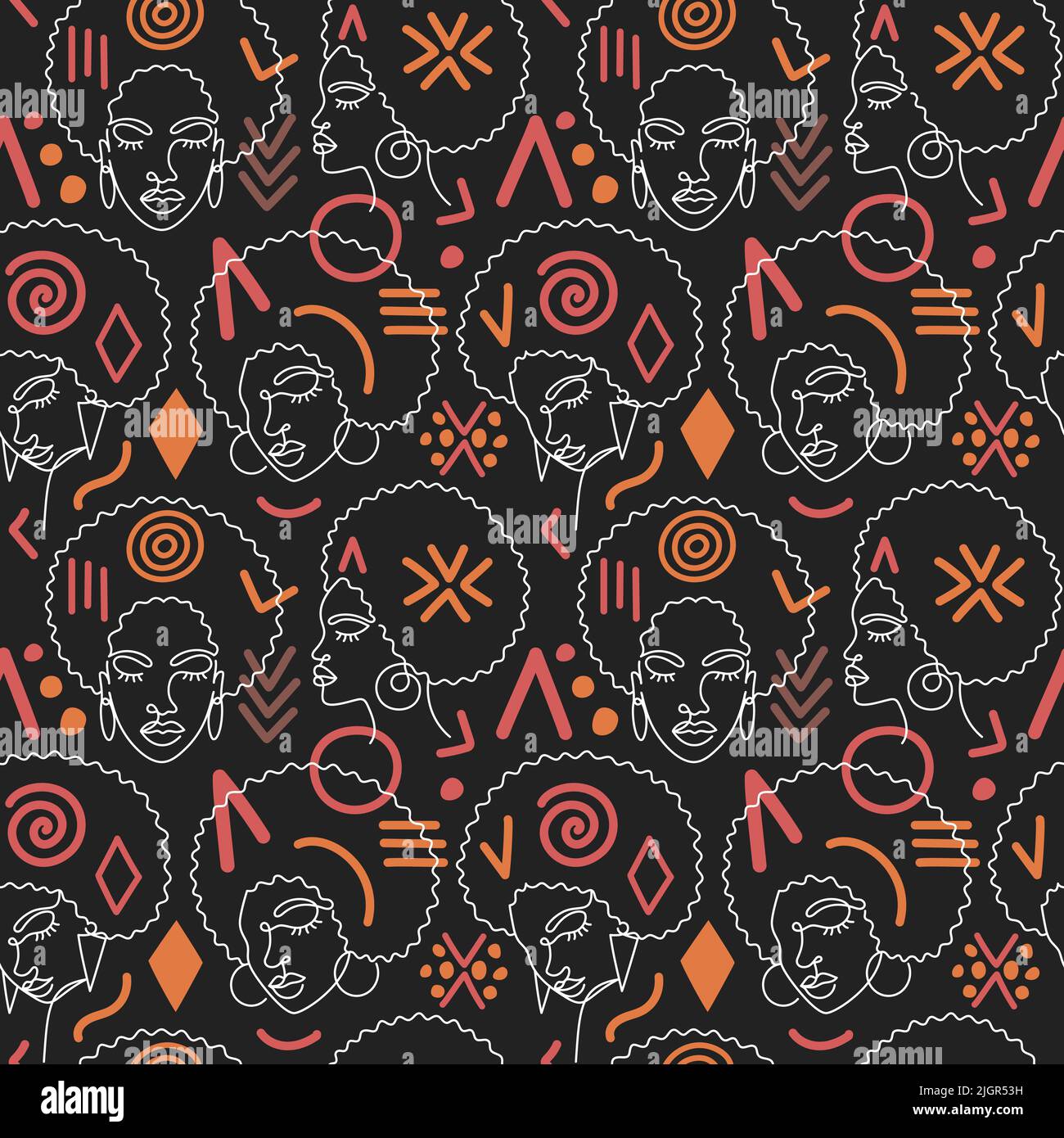 Continuous line face in Stock Vector Images - Alamy