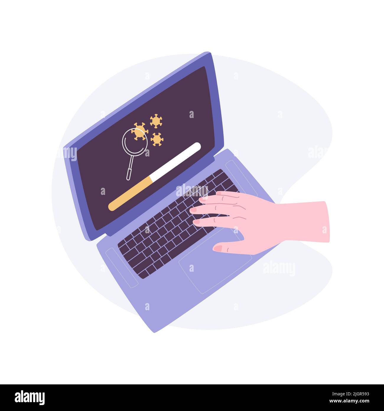 Antivirus Software Isolated Cartoon Vector Illustrations Stock Vector Image And Art Alamy