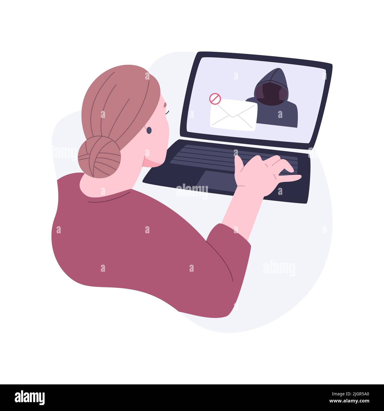 Phishing isolated cartoon vector illustrations Stock Vector Image & Art ...