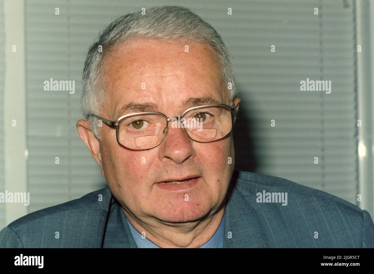 Bucharest, Romania, approx. 1998. The head of the Romanian Intelligence ...