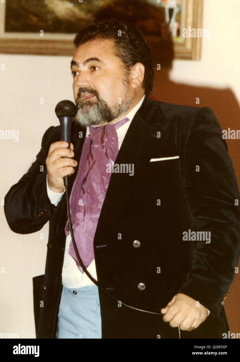 Romanian actor Sorin Stratilat in Los Angeles, CA, USA, 1990 Stock ...
