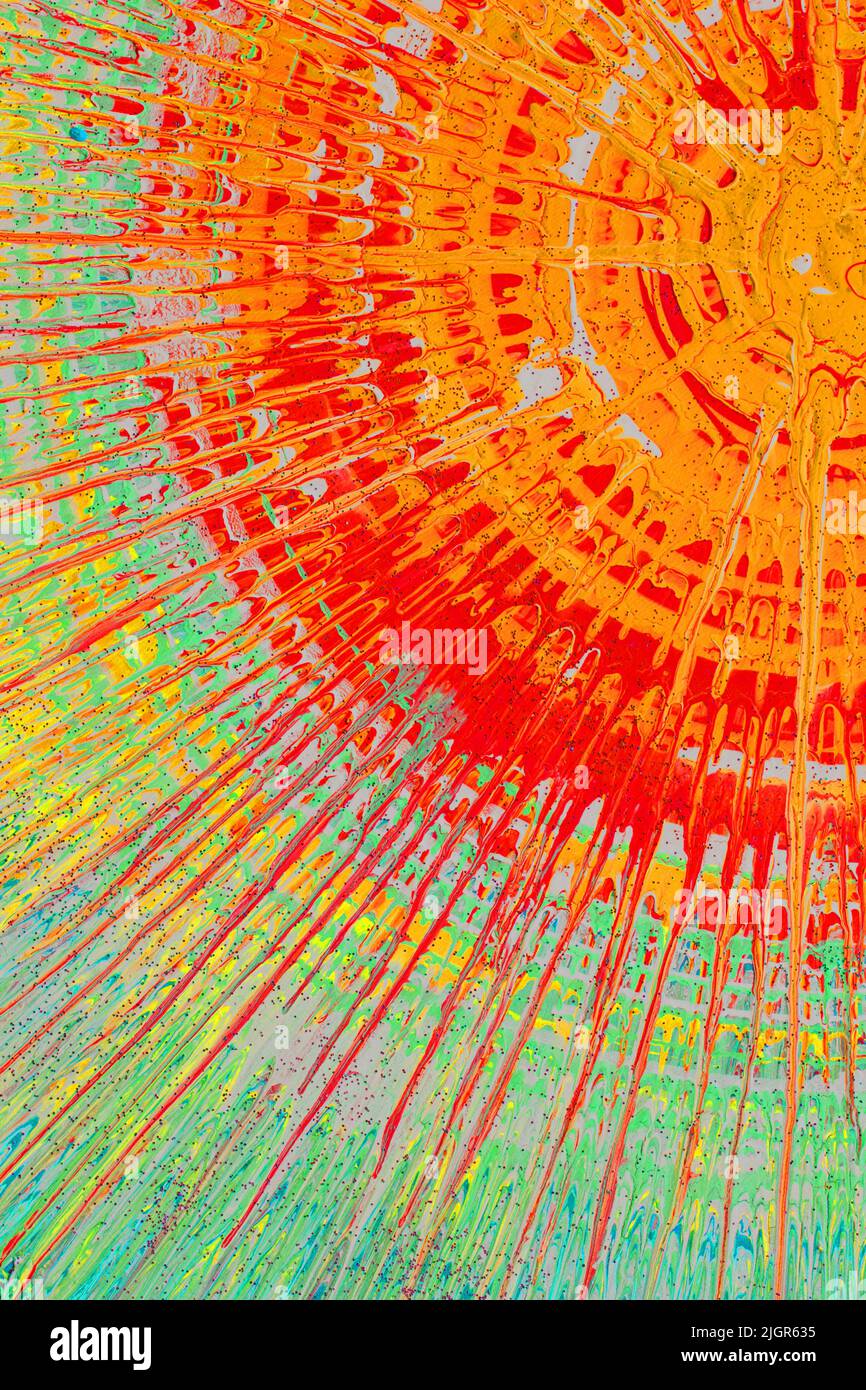 Splashes acrylic paints on hi-res stock photography and images - Alamy