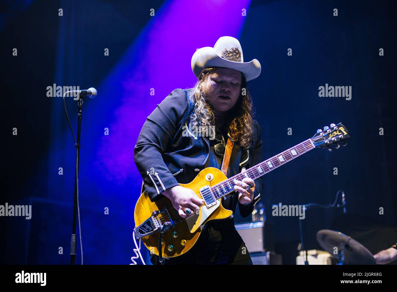 Marcus King live at O2 Apollo Manchester Uk, 29th June 2022 Stock Photo ...