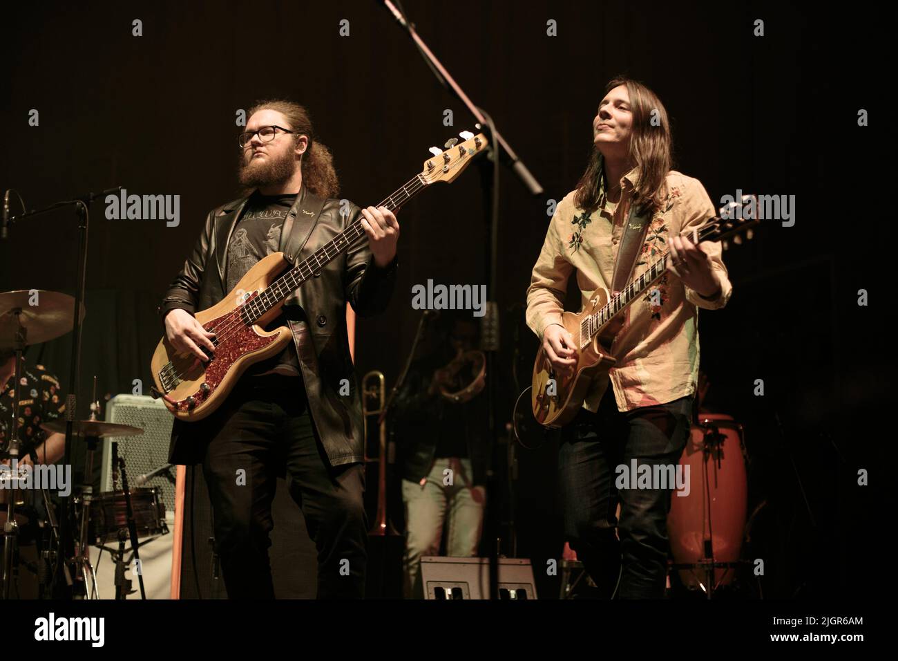 Marcus King live at O2 Apollo Manchester Uk, 29th June 2022 Stock Photo ...