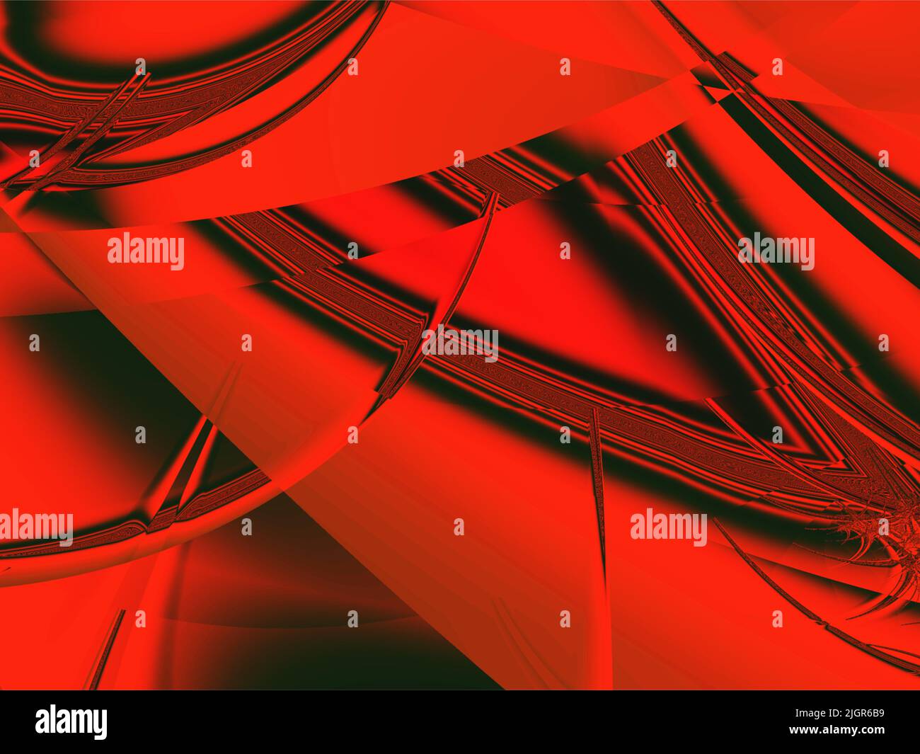 abstract black and red line drawing, color graphics, background, design ...