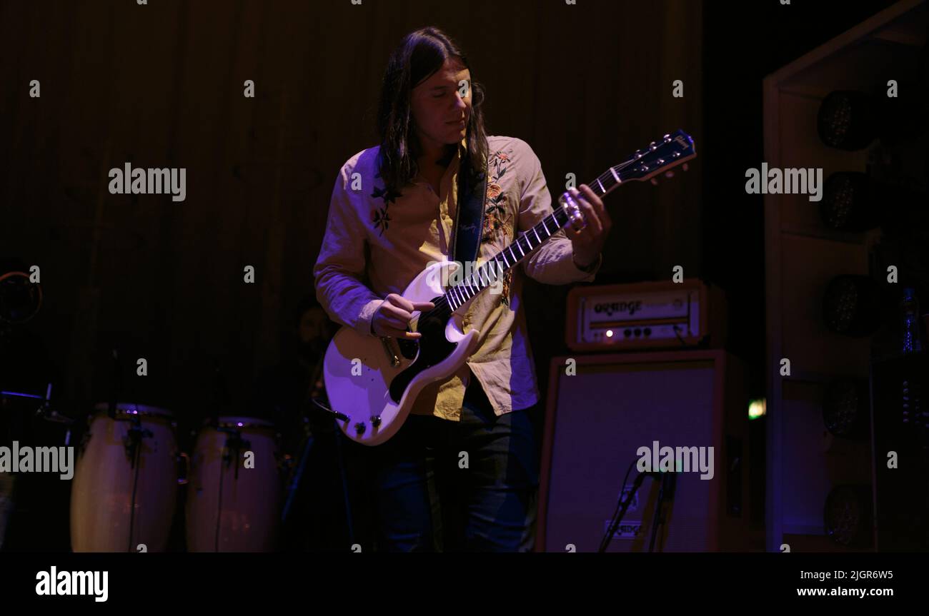 Marcus King live at O2 Apollo Manchester Uk, 29th June 2022 Stock Photo ...