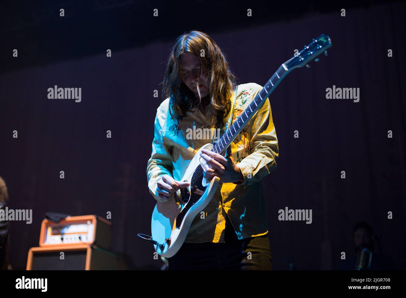 Marcus King live at O2 Apollo Manchester Uk, 29th June 2022 Stock Photo ...