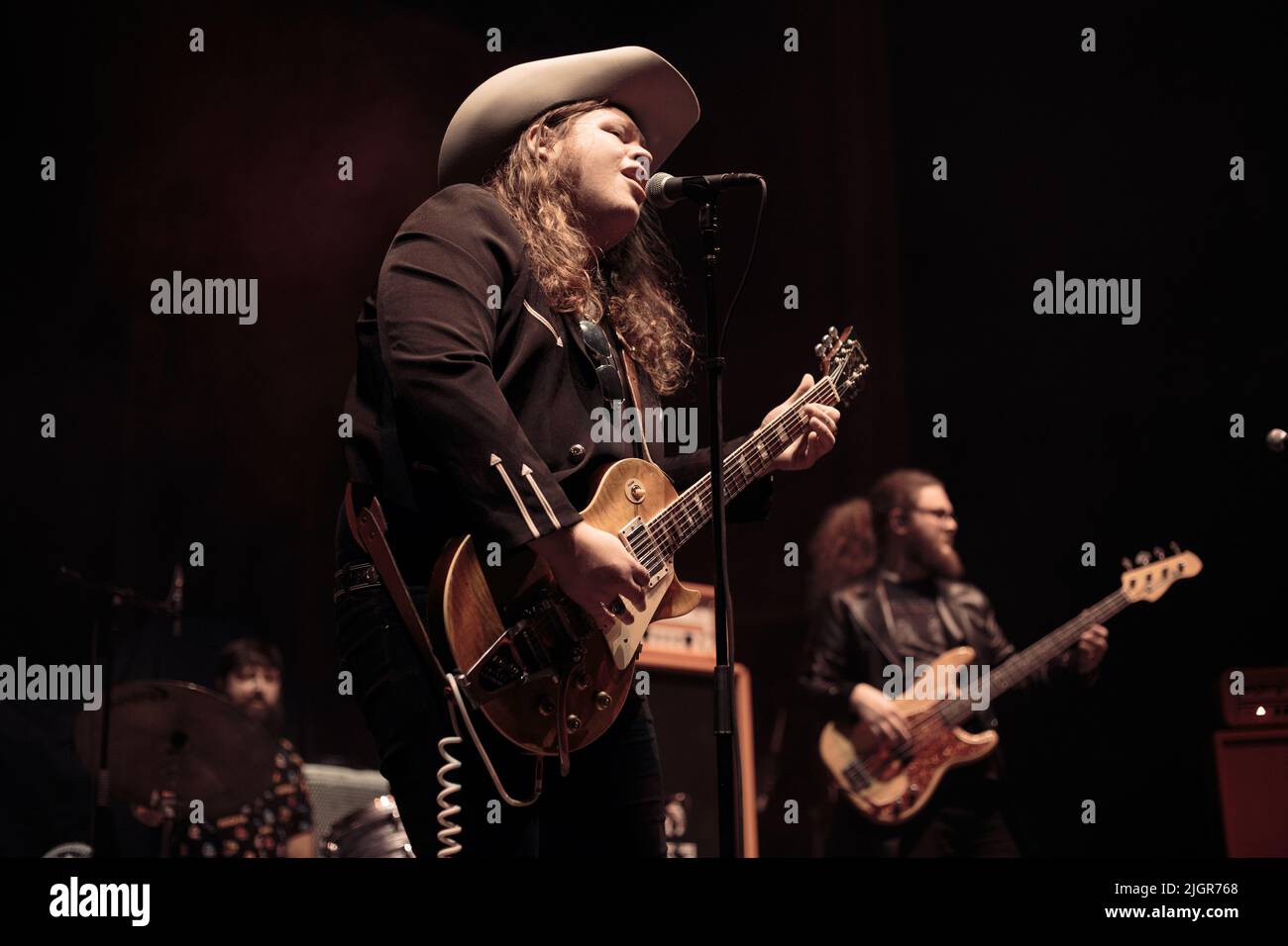 Marcus King live at O2 Apollo Manchester Uk, 29th June 2022 Stock Photo ...