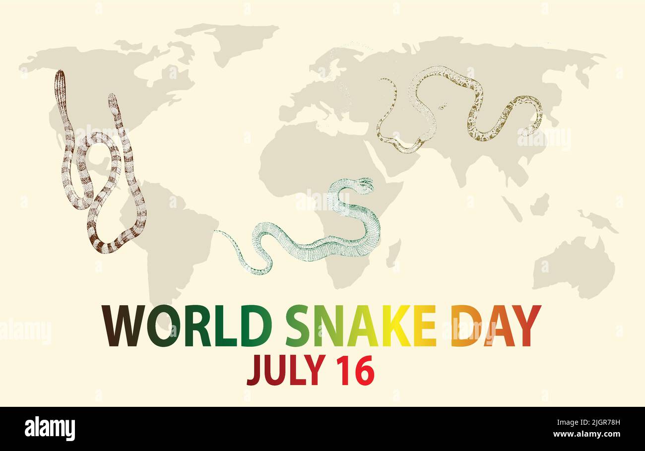 World Snake Day on July 16th urges increased awareness of the wide ...