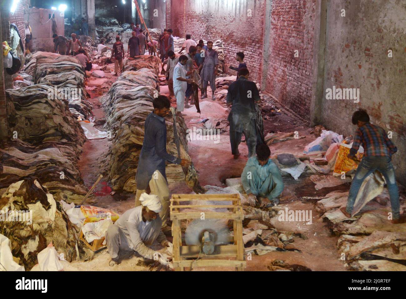 Sacrificial animal skins hi-res stock photography and images - Alamy