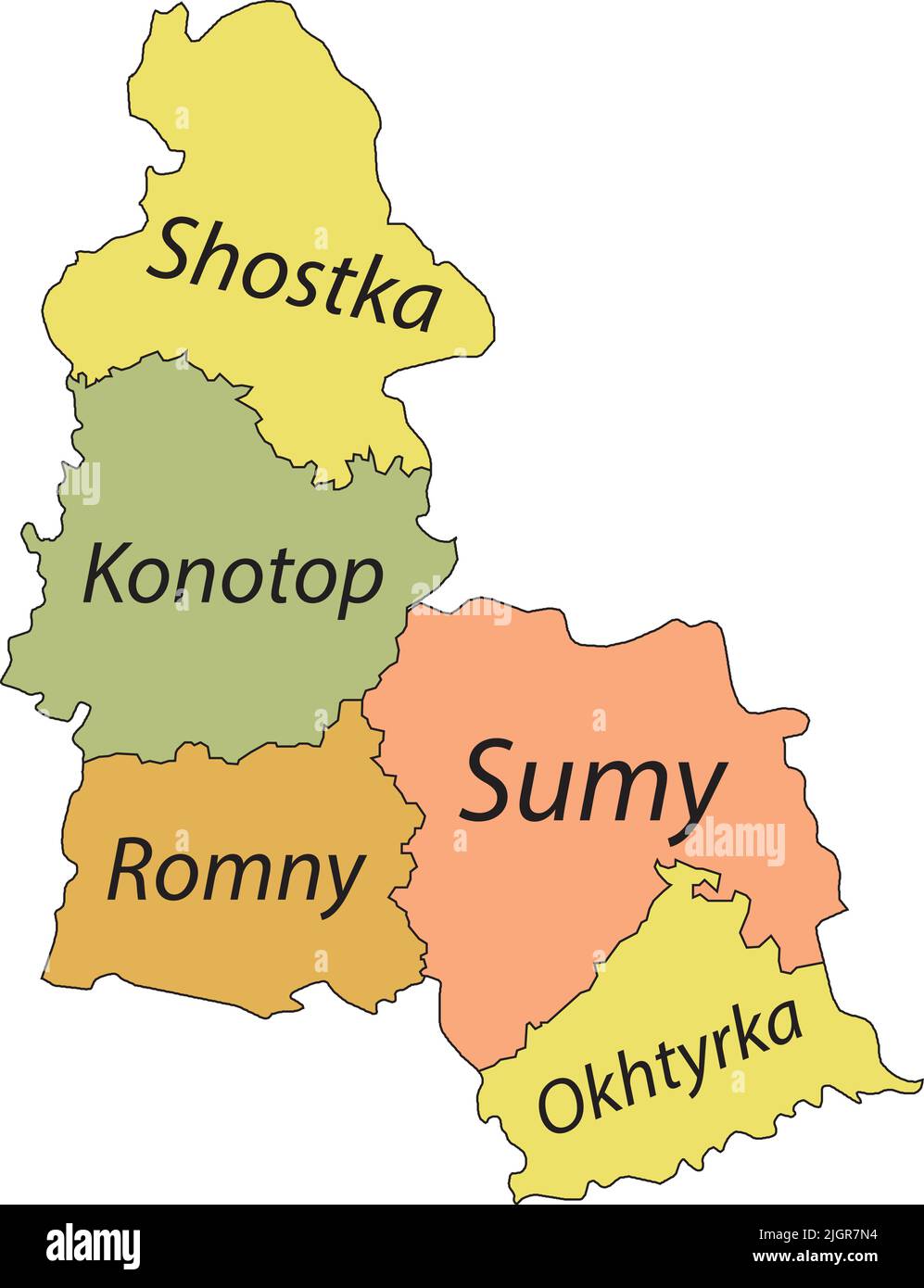Map of sumy Stock Vector Images - Alamy