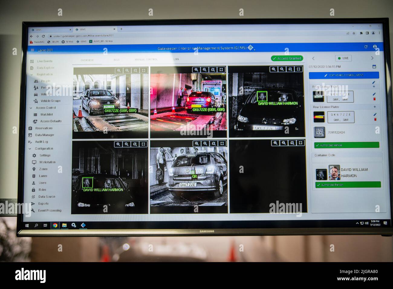 Intelligent vehicle occupant detection hi-res stock photography and ...