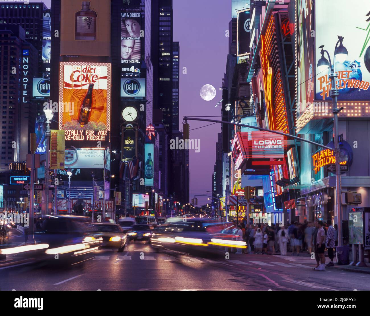 2001 HISTORICAL STREET SCENE TIMES SQUARE MANHATTAN NEW YORK CITY USA ...