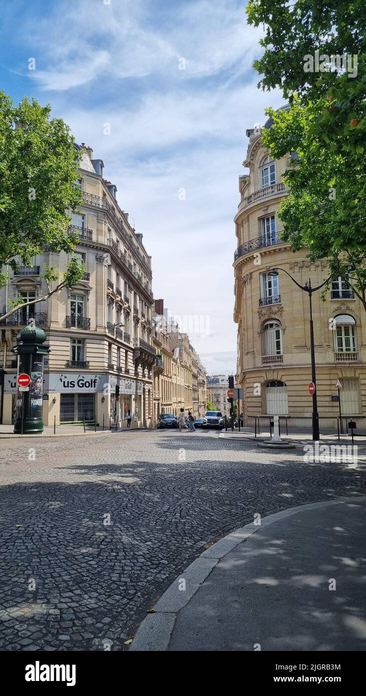 A vertical shot of modern buildings in Paris, France Stock Photo - Alamy