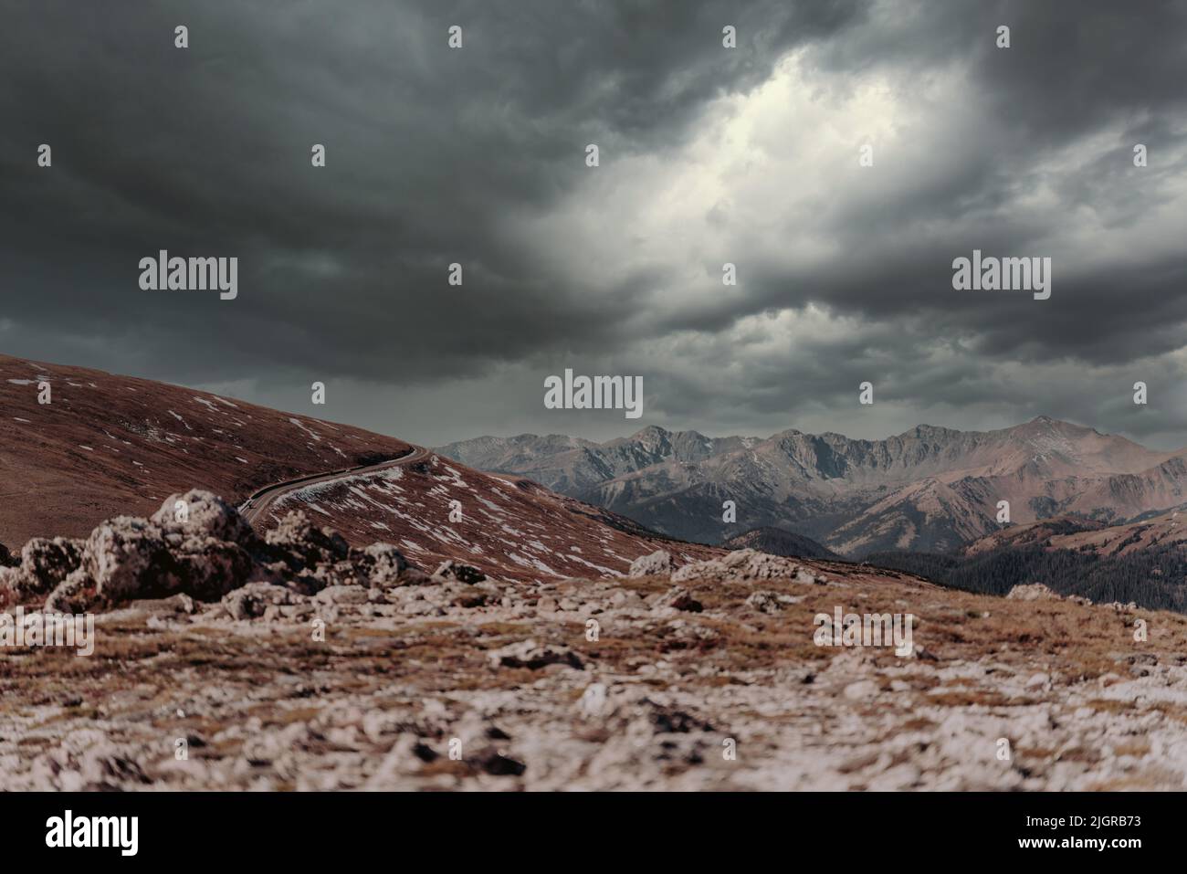 Gray landscape hi-res stock photography and images - Alamy