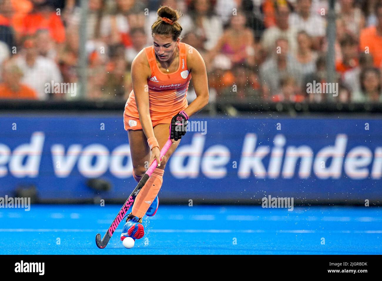 AMSTELVEEN, NETHERLANDS - JULY 12: Frederique Matla of Netherlands ...