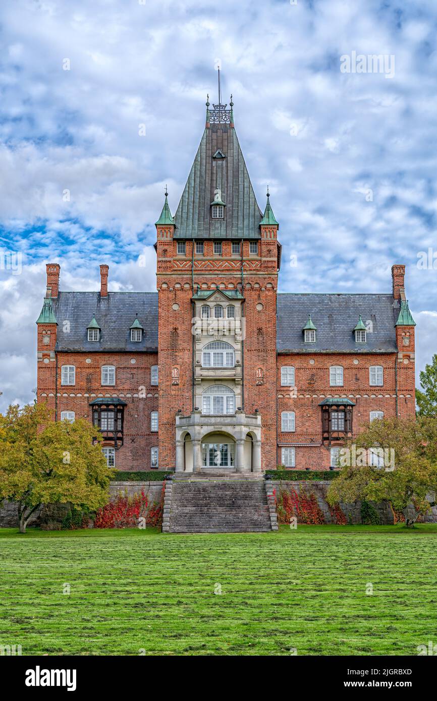 The Trollenas castle in the Eslov region of Southern Sweden in the autumn season Stock Photo - Alamy