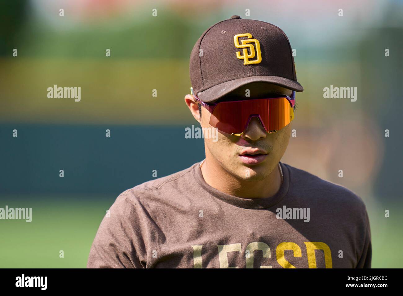 Denver CO, USA. 11th July, 2022. San Diego infielder Ha Seong Kim (7 ...